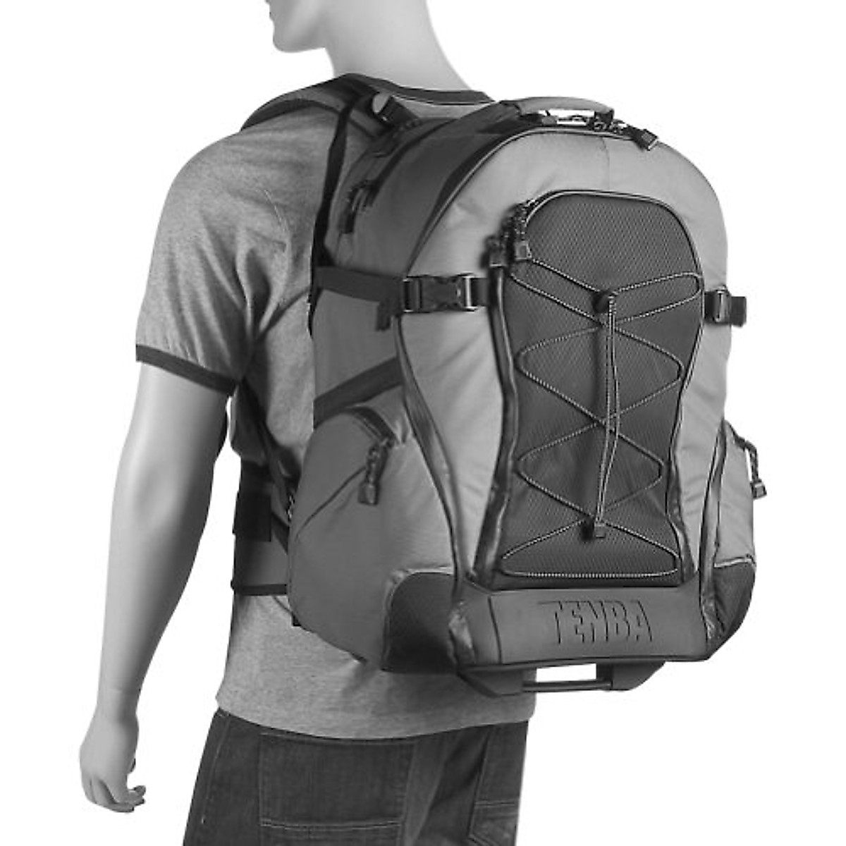 Tenba Shootout Large Backpack with Wheels - Olive/Black (632-331)