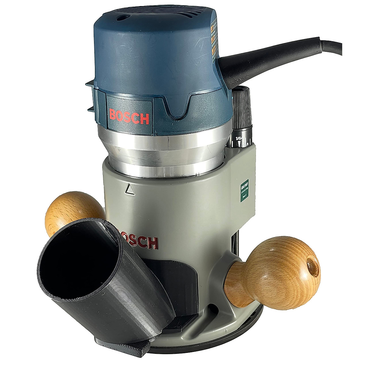 DigitalContrast Dust Port, fits Bosch 1617EVS Fixed Base RA1161 Router, to 2.5" flex hose