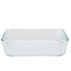 Pyrex 11 Cup Storage Plus Rectangular Dish With Plastic Cover Sold in packs of 2
