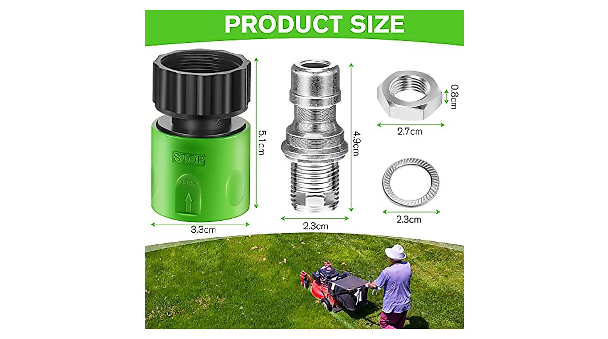 Dreyoo Lawn Mower Deck Wash Kit - Quick Connect Attachment