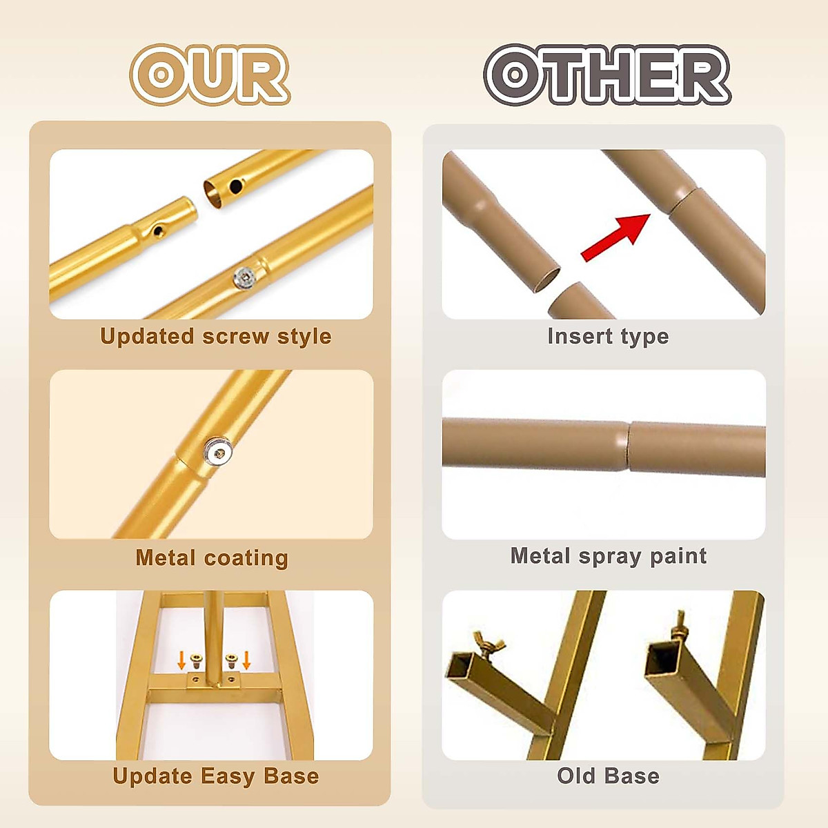 Balloon Arch Stand, Metal Balloon Arch Backdrop Stand Set of 2 Wedding Arch Stand Flower Arch Floral Arch Wedding Arches for Ceremony Wedding Birthday Anniversary Bridal Baby Shower Floral Stand