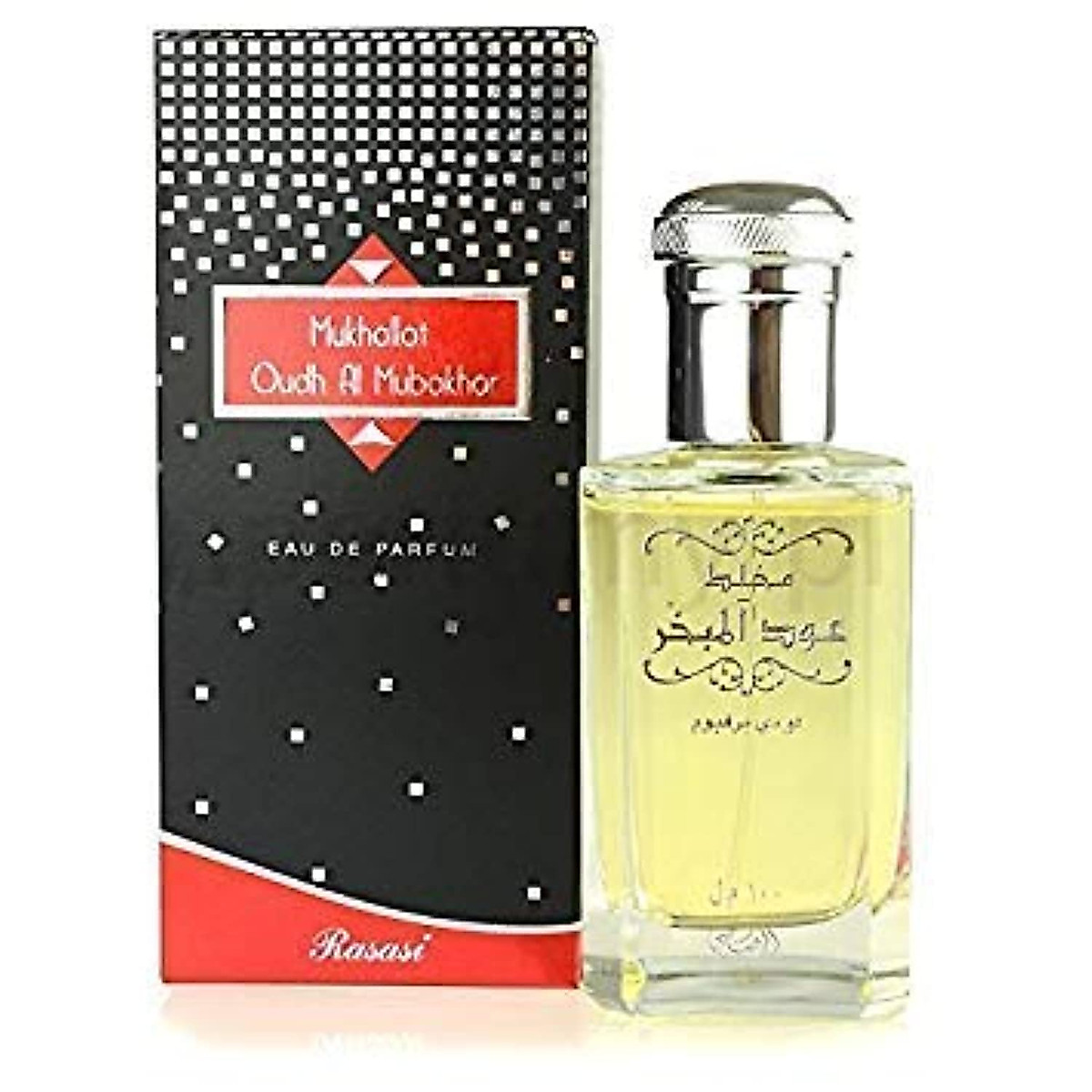 Rasasi Mukhallat Oudh Al Mubakhar Eau De Parfum Spray, 3.4 Ounce (Unisex)