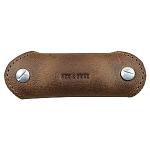 Hide & Drink, Multiple Key Organizer Handmade from Full Grain Leather (Bourbon Brown)