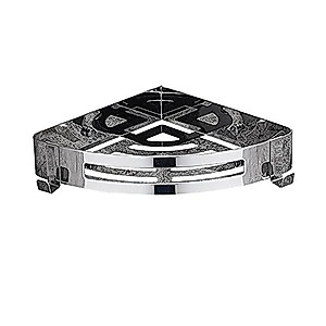 FVRTFT Bathroom Shelves Wall Mounted Shower Shelves Corner Shower Rack Stainless Steel with Hook No Drilling Self Adhesive for Kitchen Bathroom-Silver B_1 Story