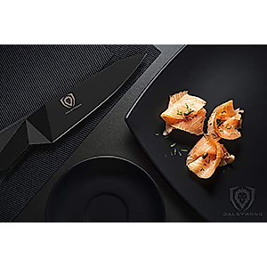 Dalstrong Paring Knife - 3.75 inch - Shadow Black Series - Black Titanium Nitride Coated - High Carbon - 7CR17MOV-X Vacuum Treated Steel - Sheath - NSF Certified