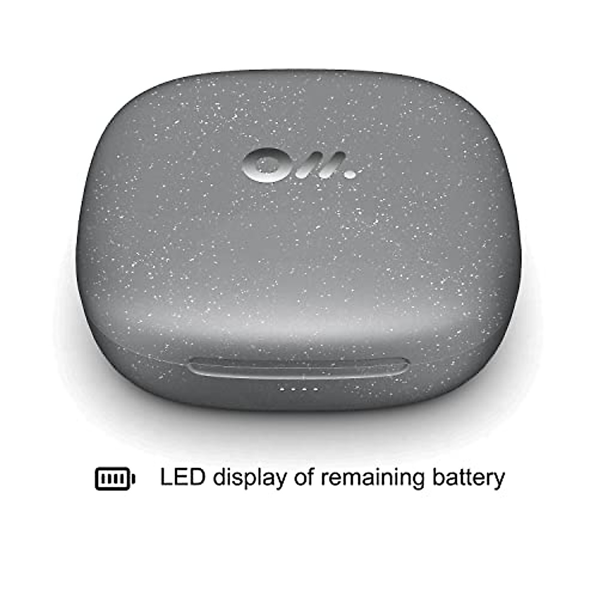 Oladance Open Ear Headphones Travel Charging Case - Extra 78.4 Hours Playtime with Built-in 2550mAh Large Capacity Battery, Protective Smart Case for Travel and Outdoor Activities- Grey（No Earbuds）