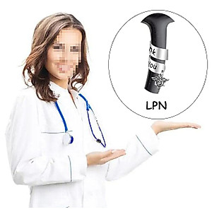 POTIY Stethoscope ID Tag LPN Gift Licensed Practical Nurse stethoscope ID Tag Nurse Life (LPN)