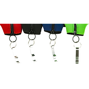 Funny Guy Mugs Premium Plain Collapsible Neoprene Bottle, Mullti-Colored, Set of Four With Bottle Openers