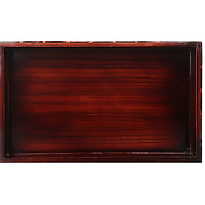 Handicrafts Home Handmade Moroccan Pattern 10x6 Towel Tray - Small Bathroom Tray, Guest Towel Holder, Decorative Napkin Holder, Bathroom Countertop Storage, Kitchen Hand Towel Holder Moroccan Blue