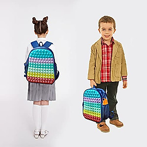 Best Life Large Pop It Backpack 12.4”X 9.6” X 5.8” Pink