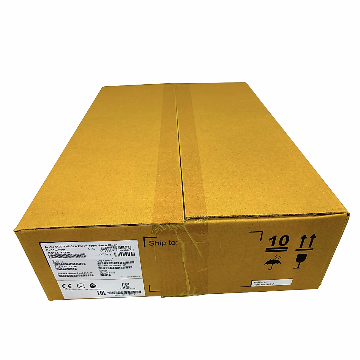 Aruba 6100 12G Class4 PoE 2G/2SFP+ 139W Switch - JL679A#ABA US Localization/Cord