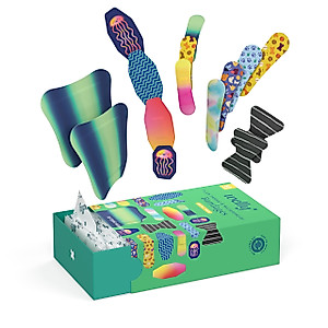 Welly Bandage Family Pack | Adhesive Flexible Fabric & Waterproof Bandages | Assorted Shapes and Patterns for Minor Cuts, Scrapes, and Wounds - 80 Count