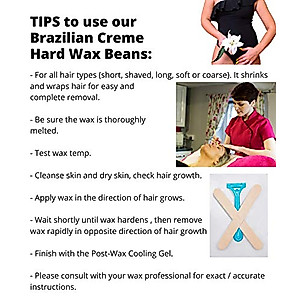 SAVBIN Brazilian Creme Hard Wax Beans (Brazilian Creme - 2.2 LBS (1000 grams))