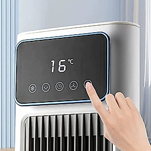 Portable air conditioner,3-IN-1 Air Cooler,cooling fan,Remote control digital display touch plus size,move silently,ac unit for bedroom,humidifier,power saving,suitable for bedroom,office,RV