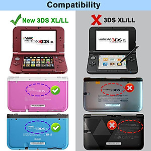 OSTENT Hard Aluminum Case Cover Skin Protector for Nintendo New 3DS LL/XL Console - Color Green