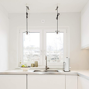 Blue Donuts Paper Towel Holder Countertop - Easy One-Handed Tear Paper Towel Holder, Farmhouse Paper Towel Holder, Black Paper Towel Dispenser Countertop