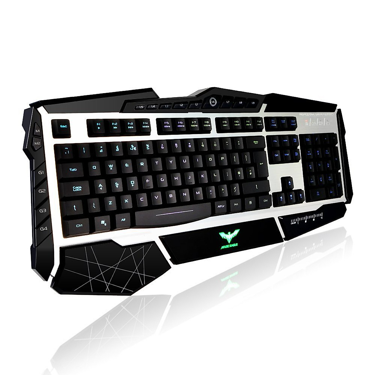 Havit Lammergeier LED Definable RGB 7 Backlit Programmable Wired Mute Gaming Keyboard (HV-KB346L)