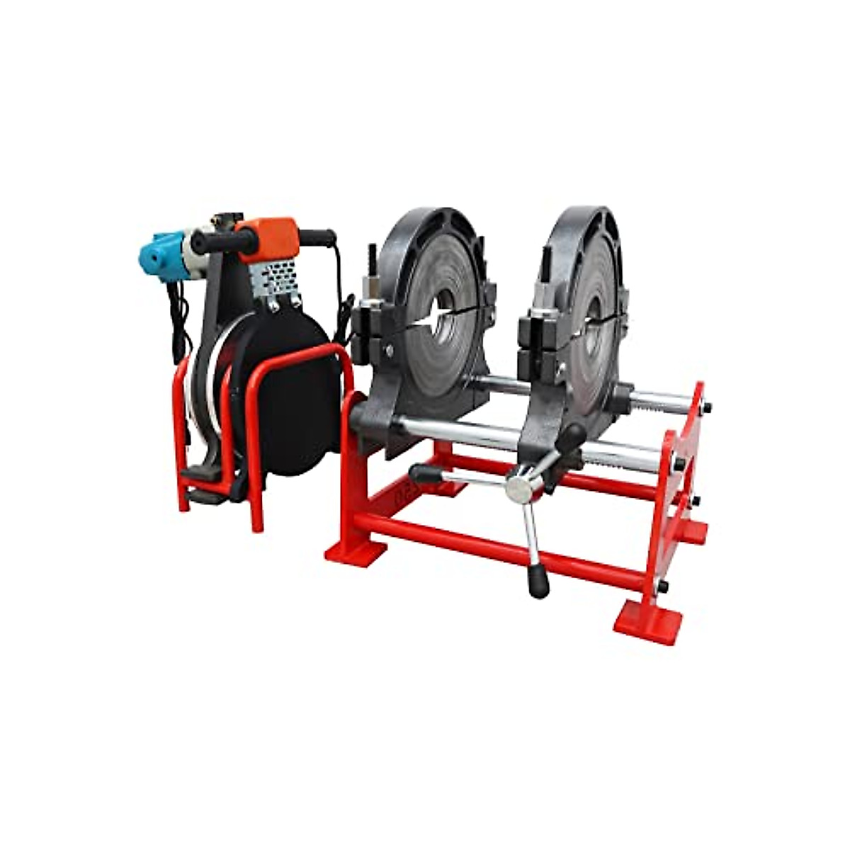 INTSUPERMAI Pipe Fusion Welder 2 Clamps Pipe Welding Machine PP PE PB PVDF Butt Fusion Welding Machine Tube Butt Fusion Equipment Manual Type 110V 3.54-9.84"(90-250mm)