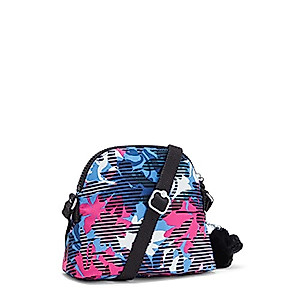 Kipling Womens Women's Dory Bag, Adjustable Strap, Mini Handbag, Polyester Crossbody Bags, Brilliant Blossoms, 7.75 L x 6.25 H 3.75 D US