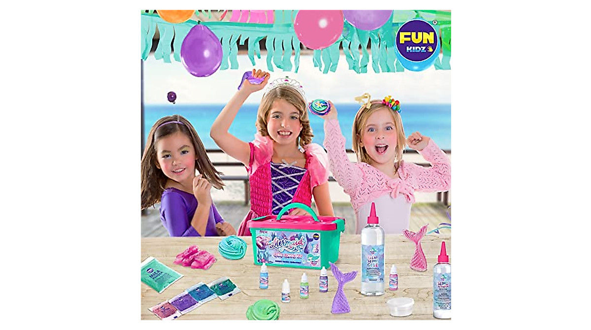 Summer Mermaid Slime Kit - Fun for Kids Aged 8-12