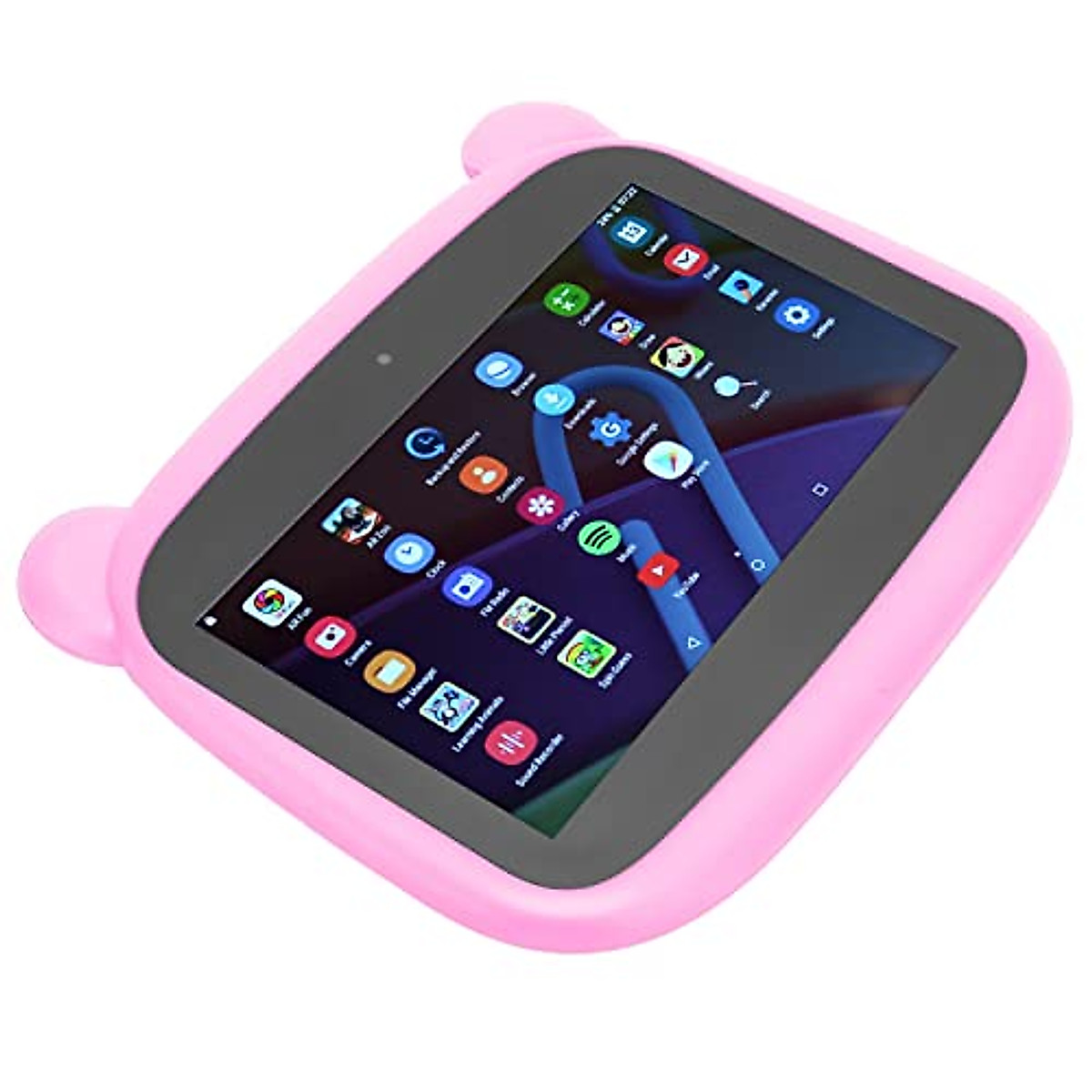 HEEPDD Kids Tablet, HD Tablet 32GB ROM 5000mAh US Plug 100‑240V 7 Inch Screen Dual Camera for Game (US Plug)