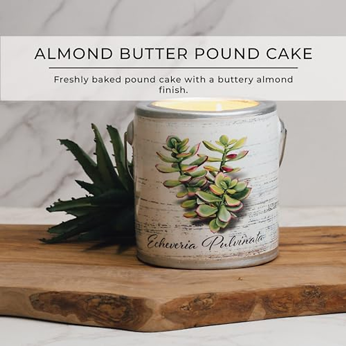 A CHEERFUL GIVER 95hr 20oz Scented Candle - Almond Butter - Multi-Wick Glass Candle - Gifts for Men and Women