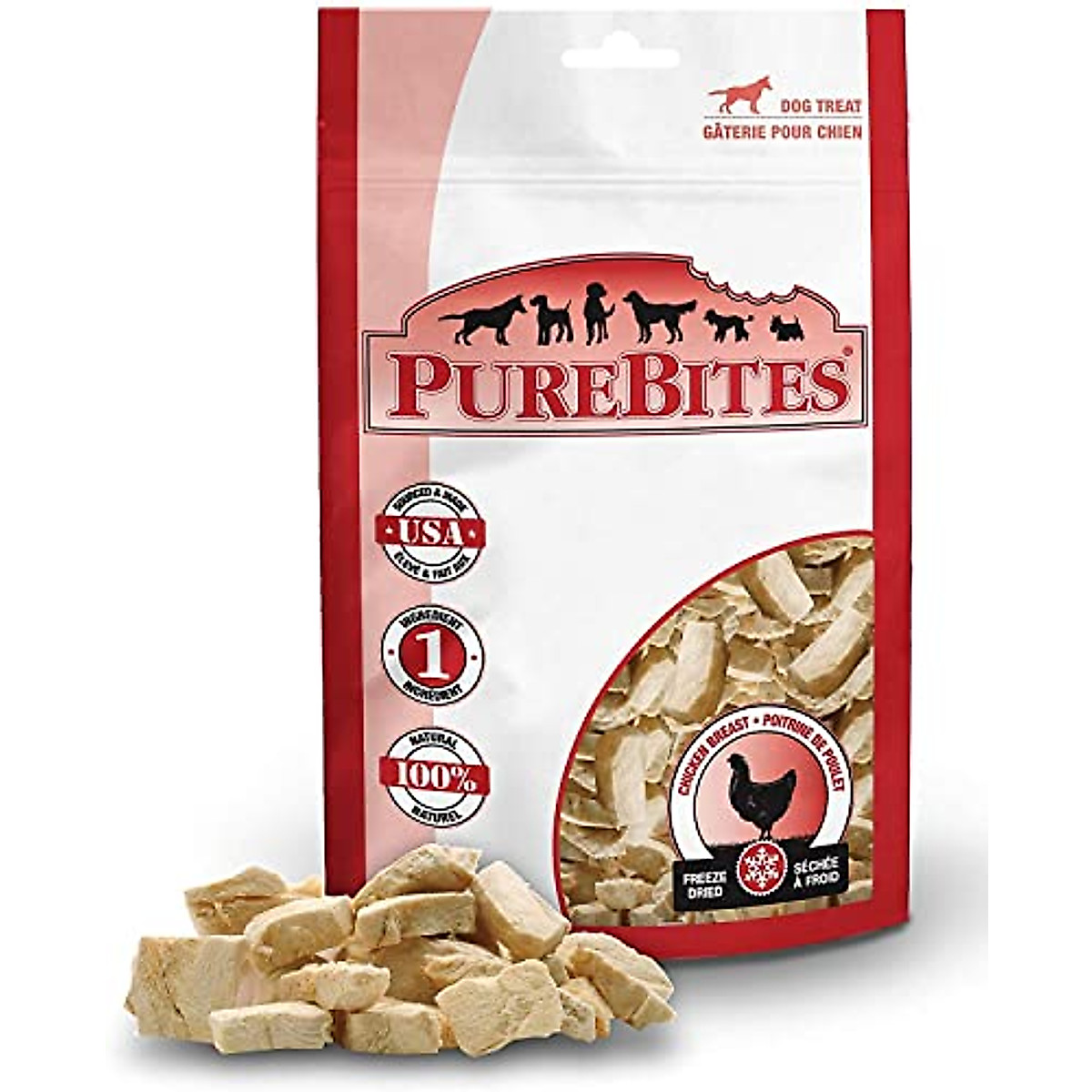 PureBites Chicken Breast Freeze Dried Dog Treats