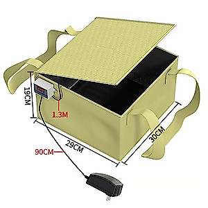Sourdough Bread Making Tools Kit - Dough Proofer With Heater, Fold Proofer, Reusable Sour Dough Starter Jar - Low-Temperature Heating For Bread, Yogurt, Natto