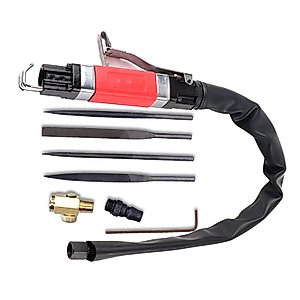 Pneumatic File, Air Reciprocating File Body Saw with Snap Button Switch Pneumatic File Grinding Machine Hardware Tools 6.2bar 90psi for Home