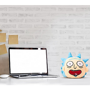 8 Inch Rick & Morty Reversable Plush, Cartoon Character Plush Toy Galactic Reversible Stuffed Plushie Easter Gift for Kids Fans Collect