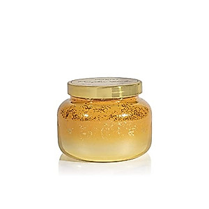 Capri Blue Glimmer Signature Jar - Pumpkin Dulce Scented Candle with Ombre Glass Candle Holder - Luxury Aromatherapy Candle - 19 Oz - Cider and Gold