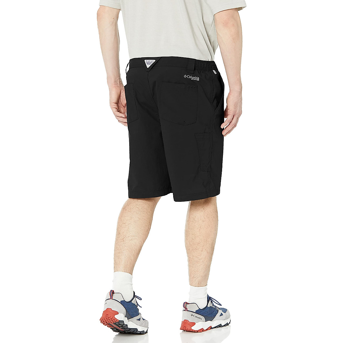 Columbia Men's PFG Blood and Guts III Short, Stain Repellant, Sun Protection, Black, 40