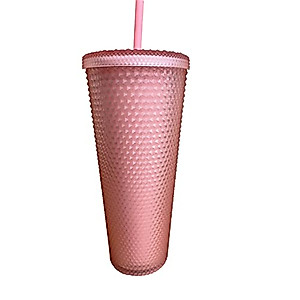 Starbucks 2022 Valentine's Soft Touch Pink Studded Venti (24 oz.) Tumbler