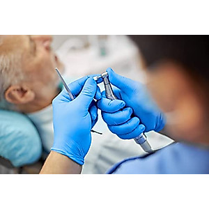 Cranberry USA CR3276 RevoSoft Nitrile Powder Free Exam Gloves, Disposable, 2.8 mil, Blue, Small (Pack of 300)