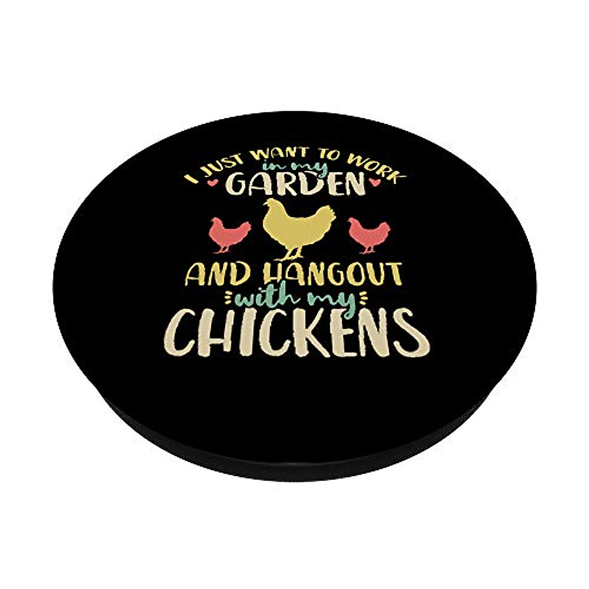 Chickens Garden Gardening Chicken Lover Hen PopSockets Swappable PopGrip
