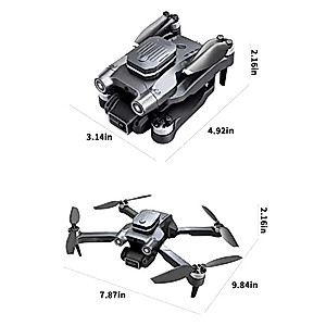 Hedgx Gps Drone with 4k Camera for Adults, Rc Quadcopter with Auto Return, Follow Me, Brushless Motor, Circle Fly, Route Fly, Altitude Hold, Headless Mode, Gift for Family