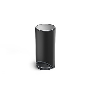 Joseph Joseph Arc 30L/7.9 Gallon Slimline Pedal Bin with Easy Push Pedal, Liner Pocket, Odor Seal, Soft-Close Lid, Fingerprint-Proof, Removable Inner Bucket, Carbon Black