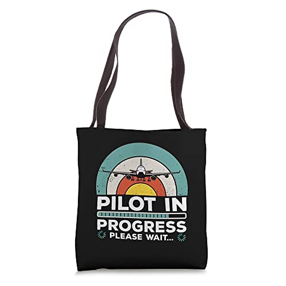 Funny Vintage Pilot In Progress Funny Copilot Future Pilots Tote Bag