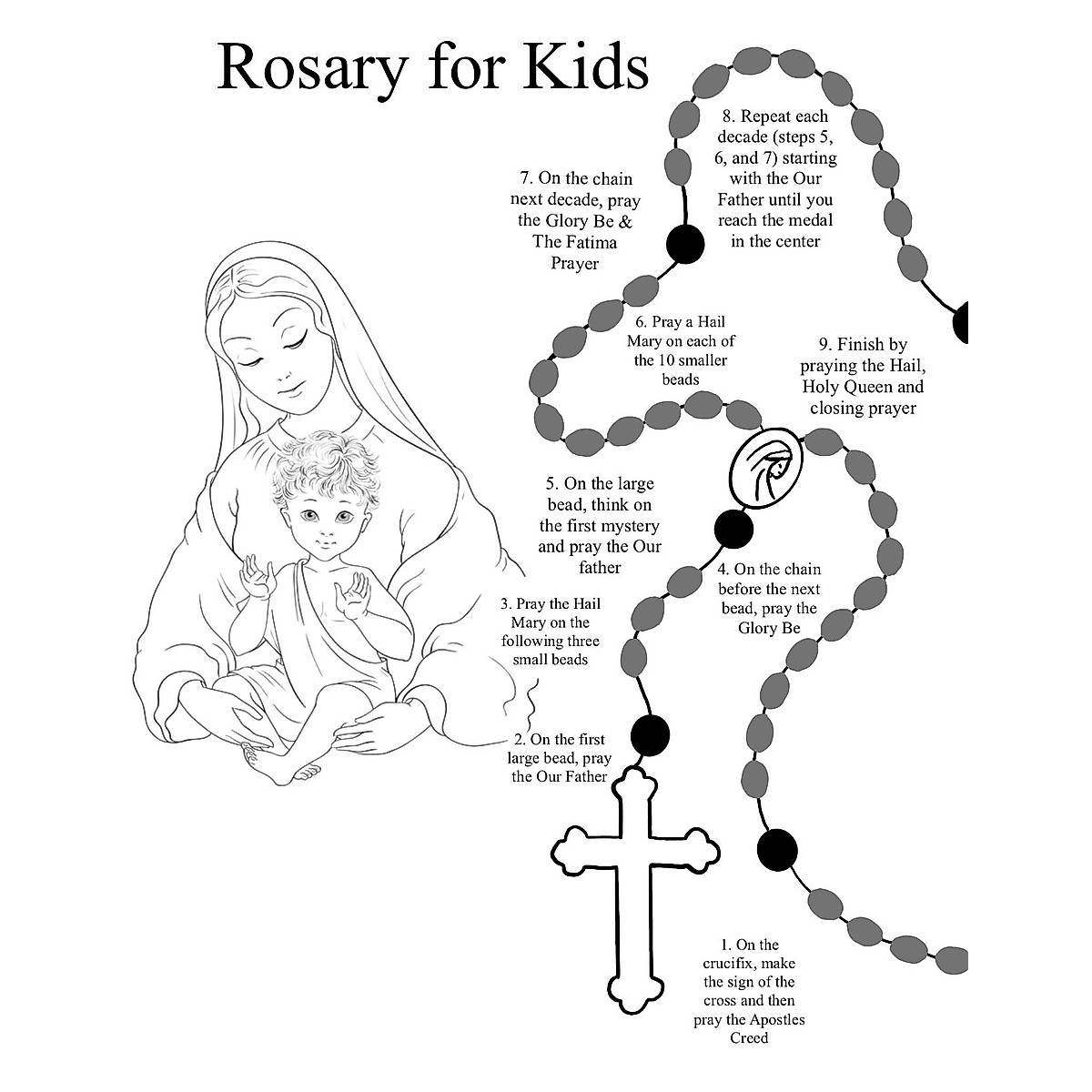 Ganz Blessed Plush Lamb 8.5 inches with Rosary Set and Prayer Pamphlet for First Communion, Christening, Baby Baptism Gifts Girl, Catholic Boys from Parents, Grandparents