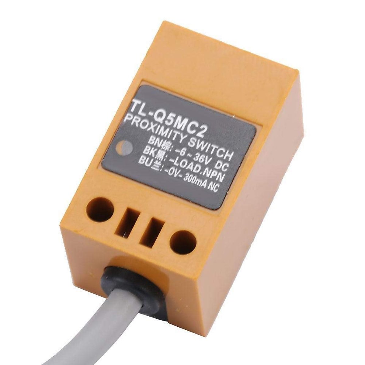 Maxmartt Tl-Q5Mc2 Inductive Switch,TL-Q5MC2 NPN Proximity Sensor Switch Inductive Sensor 3 Wire Normally Close Distance 5mm