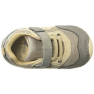Stride Rite baby boys Soft Motion Rhett Athletic Sneaker, Tan, 5 Wide Toddler US