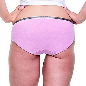 Hanes Women's Stretch Panties, Moisture-Wicking Cotton Underwear, 10-Pack (Colors May Vary), Multicolor, 8