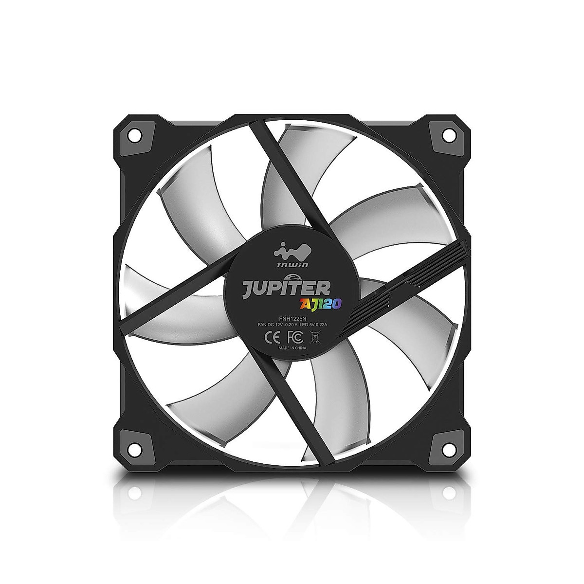 IN WIN Jupiter AJ120 High Air Flow Addressable RGB Fan Kit 120mm (Triple Pack)