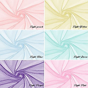 6 Panels Pastel Rainbow Backdrop 5ft x 7.3ft Tulle Backdrop Unicorn Drapes Curtains for Baby Shower Photography Birthday Party Wedding