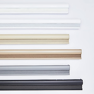 Persilux Custom Blackout Cellular Shades, Window Blinds, Honeycomb Blinds for Windows (White, 36" W x 48" H) Cordless Window Shades for Home Room Darkening Cellular Blinds Door Blinds