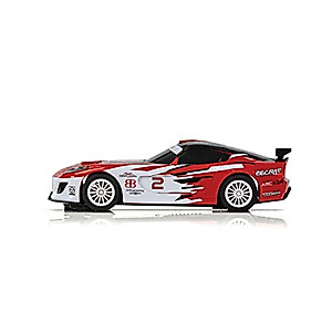 Scalextric LMP & GT Endurance LMP vs GT Oval Slot Car Analog 1:32 Race Track Set C1399T, Yellow/Red & White