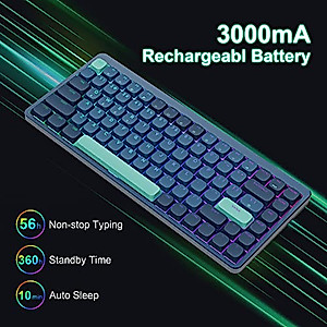 COSTOM XVX L75 Wireless Mechanical Keyboard & Wired Gaming Mouse