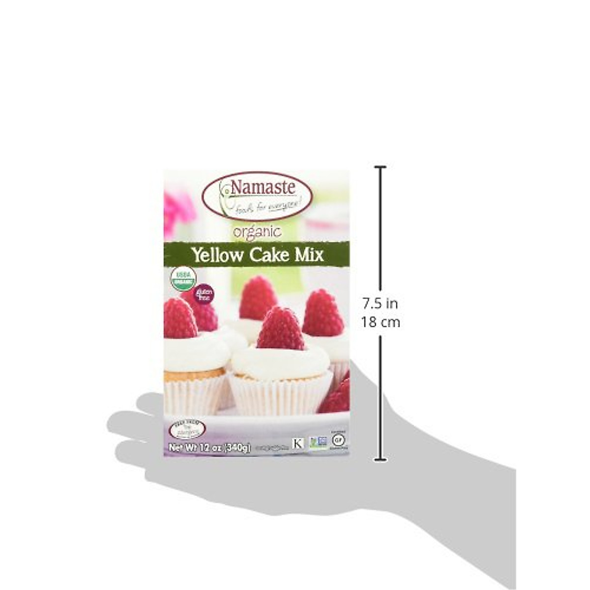 Namaste Foods Organic Gluten Free Yellow Cake Mix, 12 Ounce – Allergen Free