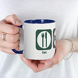 CafePress Eat Sleep Trumpet Mug Ceramic Coffee Mug, Tea Cup 11 oz