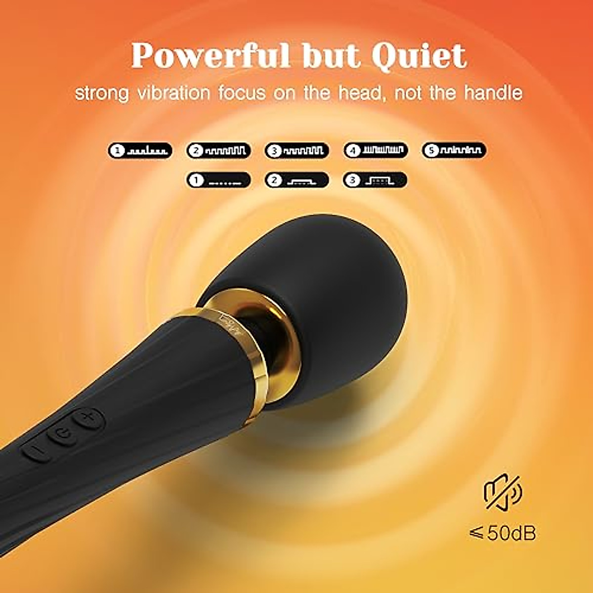 Tracy's Dog Wand Vibrator Kits for Couple, Vibrating Wand Adult Toys with 3 Attachments for Clitoral G Spot Anal Stimulation, Cordless Powerful Sex Toy for Women Partner Play with 5 Modes & 3 Speeds